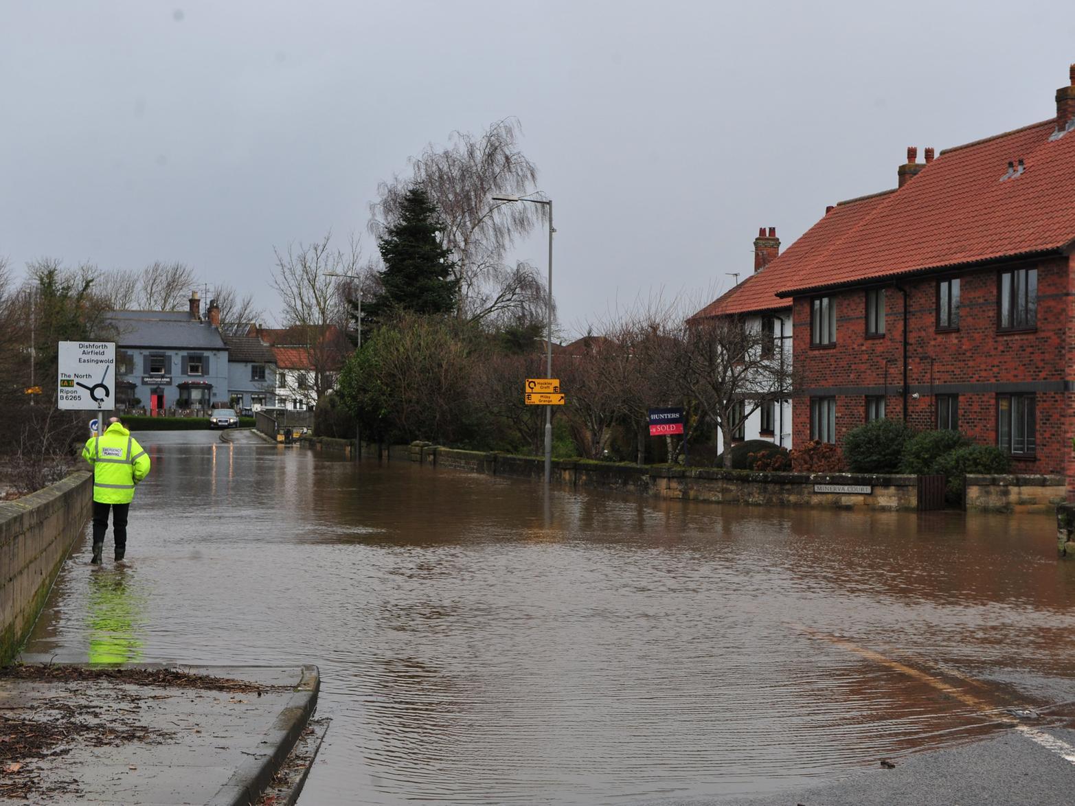 See in pictures how Storm Ciara has affected Boroughbridge
