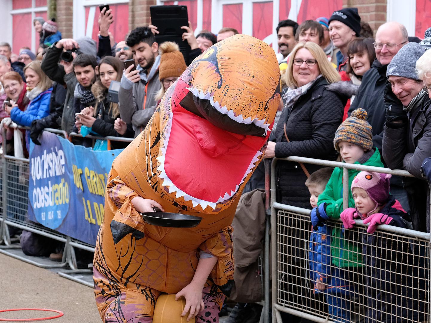 10 pictures from the 2020 Pancake Race in Scarborough
