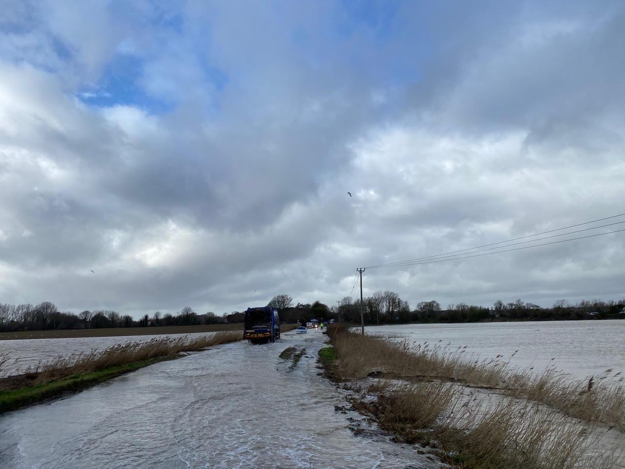 Many Littlehampton residents 'stranded' due to major flooding